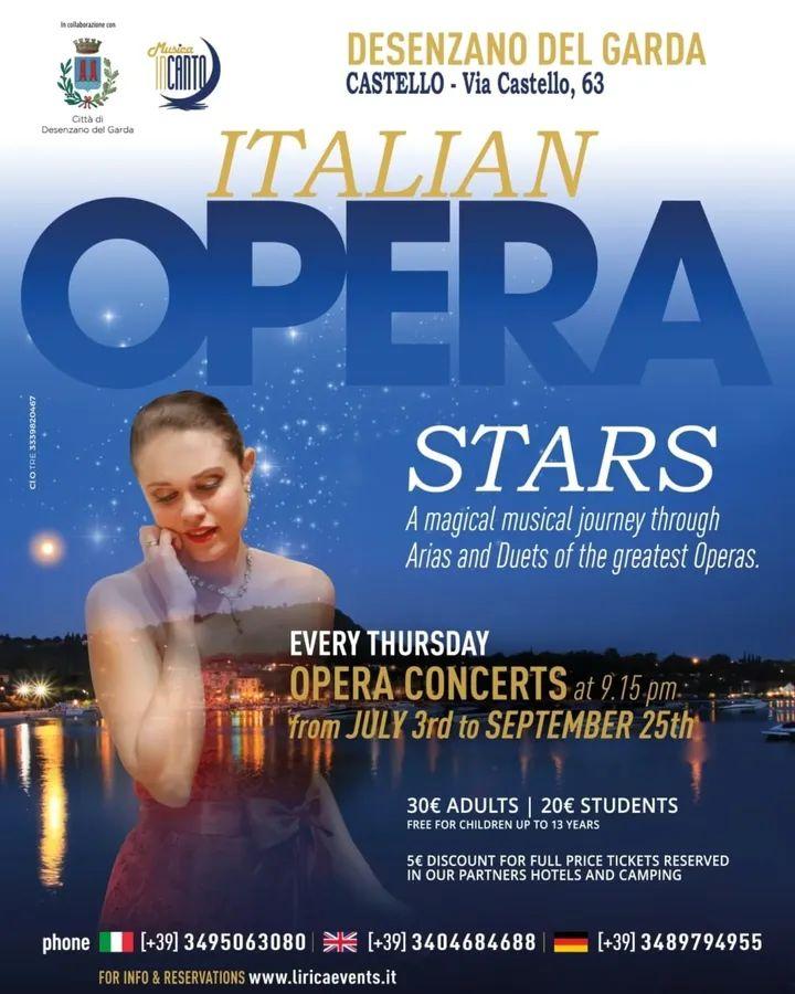 Viaggio in musica fino a settembre con “Italian Opera Stars” al ...